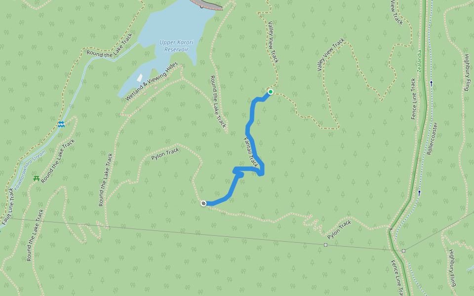 Fantail Track in Wellington | Walking Map