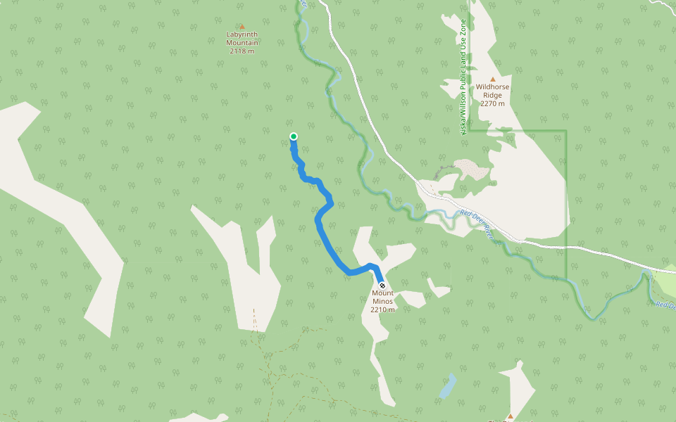 Mount Minos Route Hiking Trail - Alberta | Pacer