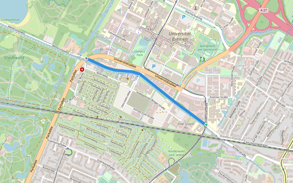 Achterstraße Hiking Trail - Bremen | Pacer