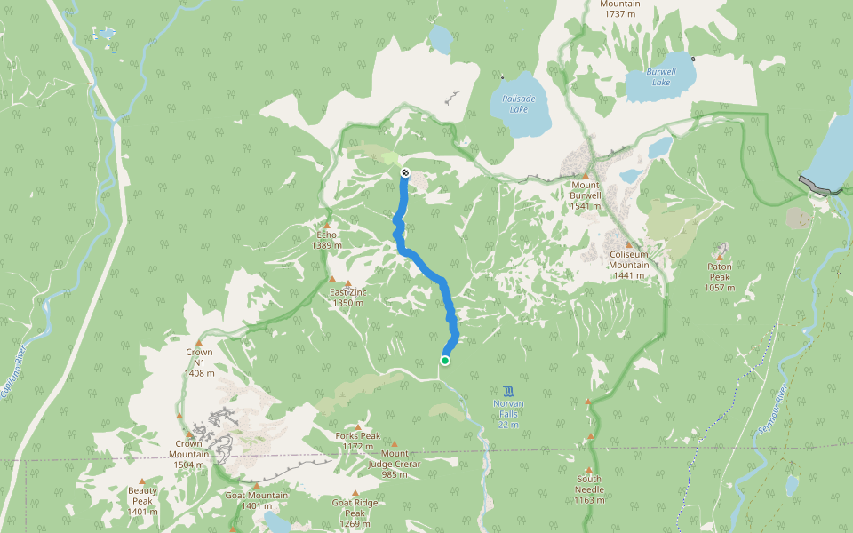 Lynn Lake Trail in British Columbia | Walking Map