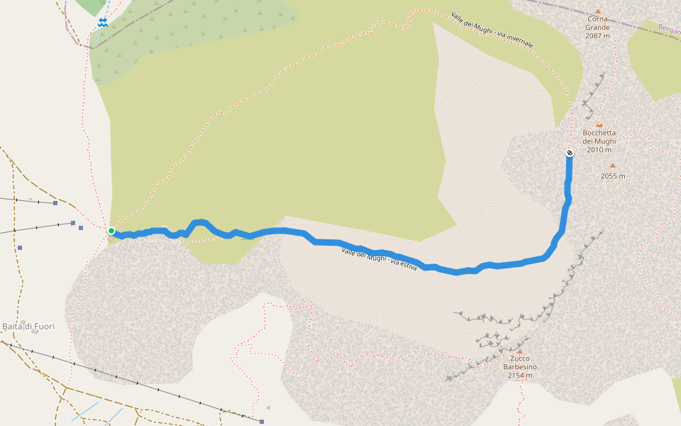 Valle dei Mughi - summer route | Walking Map
