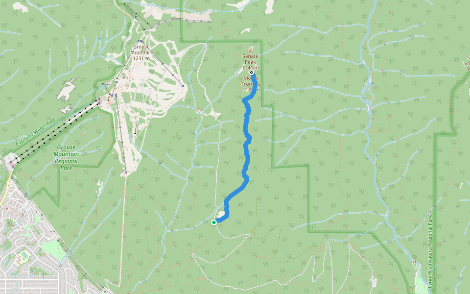 Bill's Trail in British Columbia | Walking Map