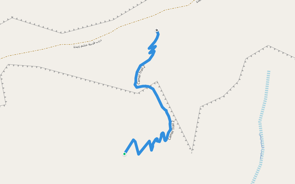 Camel Trail 2 in Riyadh Province | Walking Map