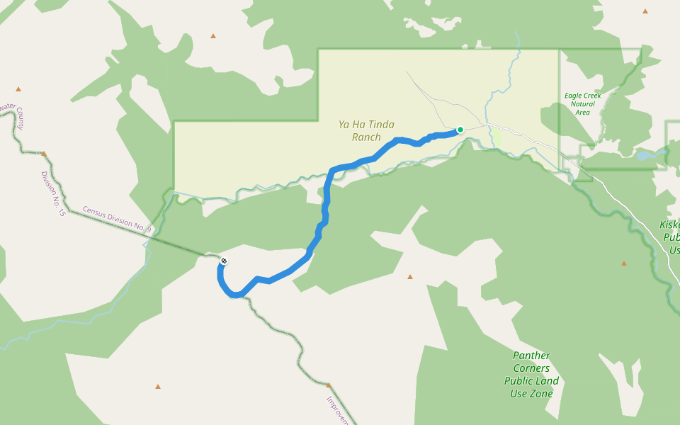 Warden Rock Route Hiking Trail - Alberta | Pacer