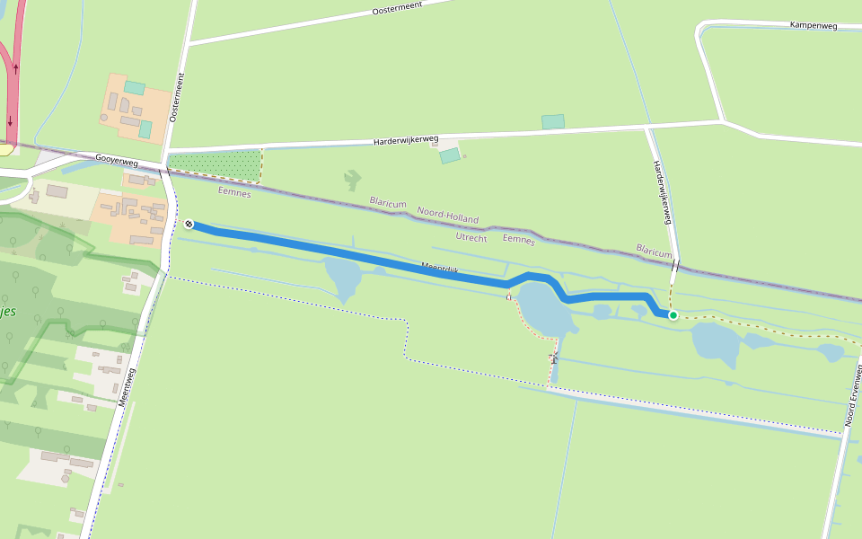 Meentdijk Walking And Running Trail - Blaricum, Noord-Holland | Pacer