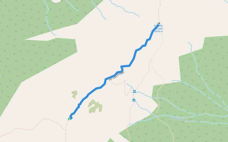 For Cima Paradisi Hiking Trail - Trentino-Alto Adige | Pacer