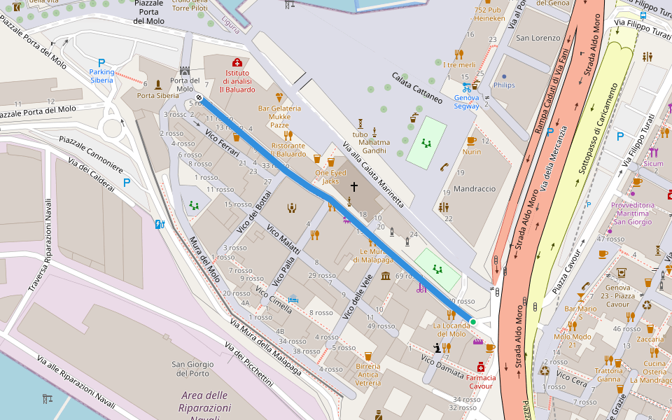 Via del Molo in Liguria | Walking Map