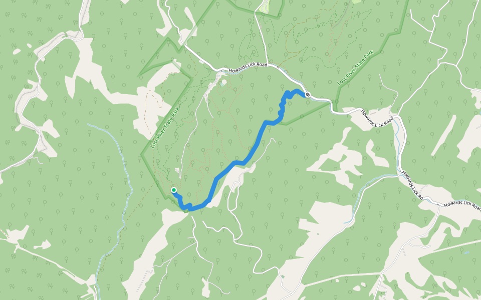 East Ridge Trail in West Virginia | Walking Map