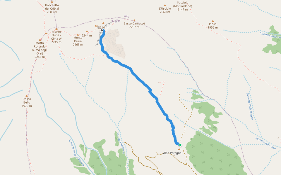 Path to Mount Duria | Walking Map