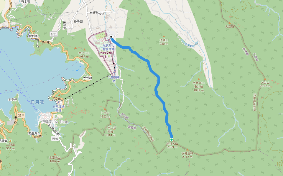Suisha Oyama North Ridge Line | Walking Map