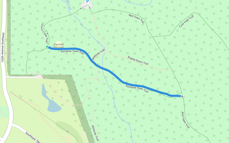 Rainbow Town Trail in Washington | Walking Map