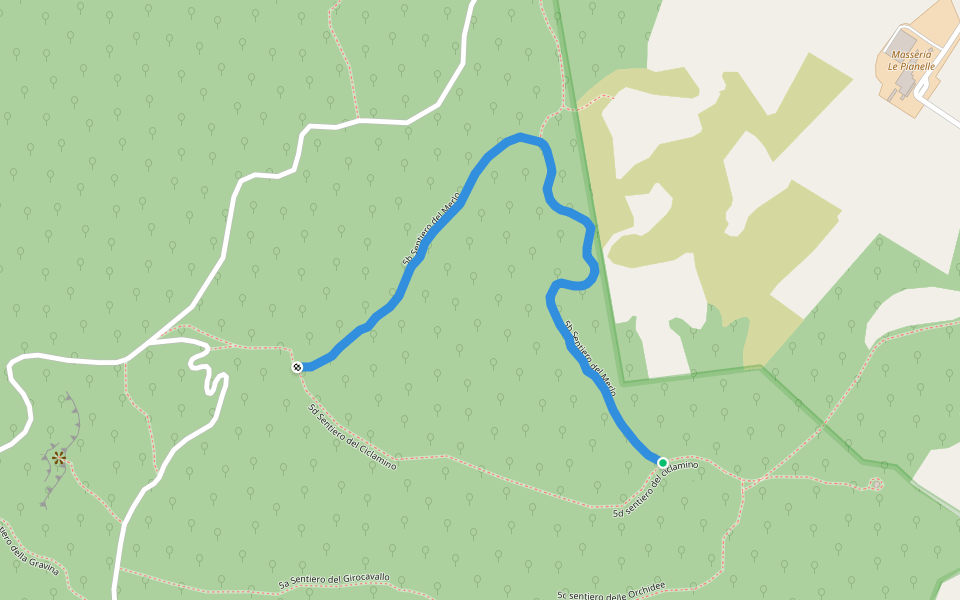 5b Sentiero del Merlo | Walking Map