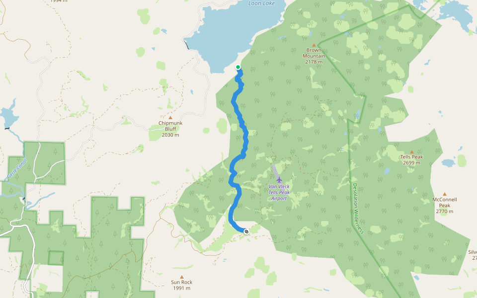 Loon Lake Trail (15E23) Hiking - California | Pacer