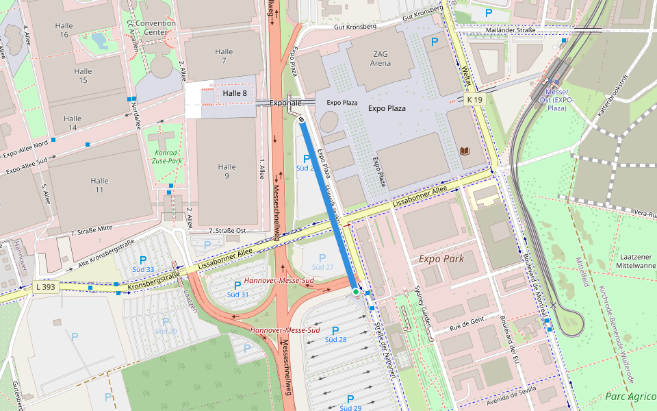 Skywalk (east) in Niedersachsen | Walking Map