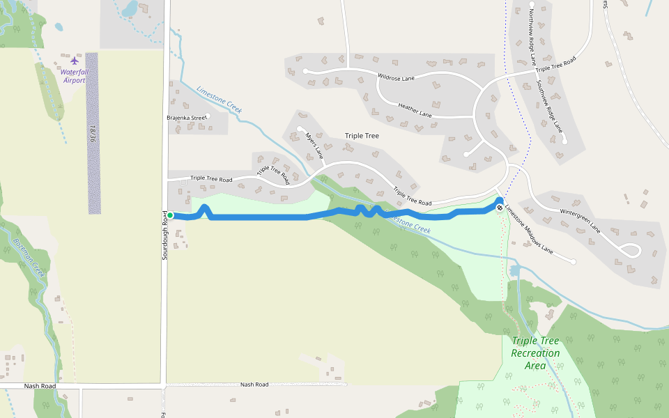 Triple Tree Trail in Montana | Walking Map