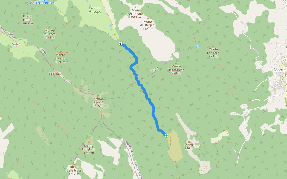 Campo di Segni - Campo di Montelanico path Hiking Trail - Lazio | Pacer