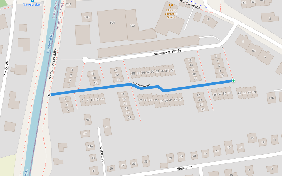 Barrienweg Walking And Running Trail - Bremen | Pacer