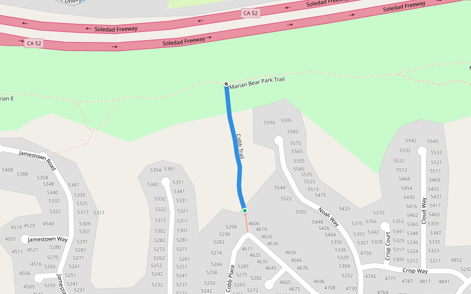 Cobb Trail Walking and Running - San Diego, California | Pacer