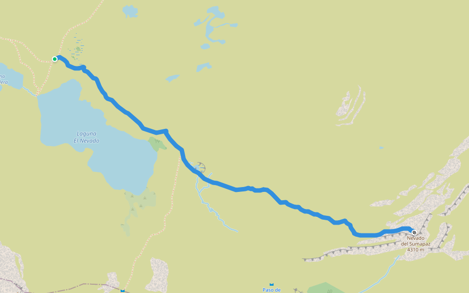 Normal route to Nevado del Sumapaz Hiking Trail - Meta | Pacer