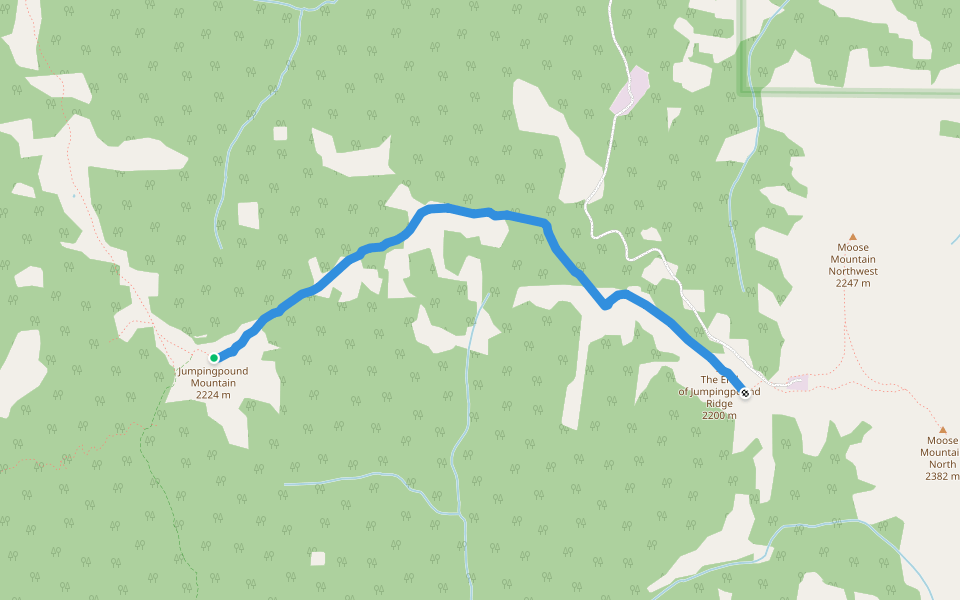 Jumpingpound Ridge Route Hiking Trail - Bragg Creek, Alberta | Pacer