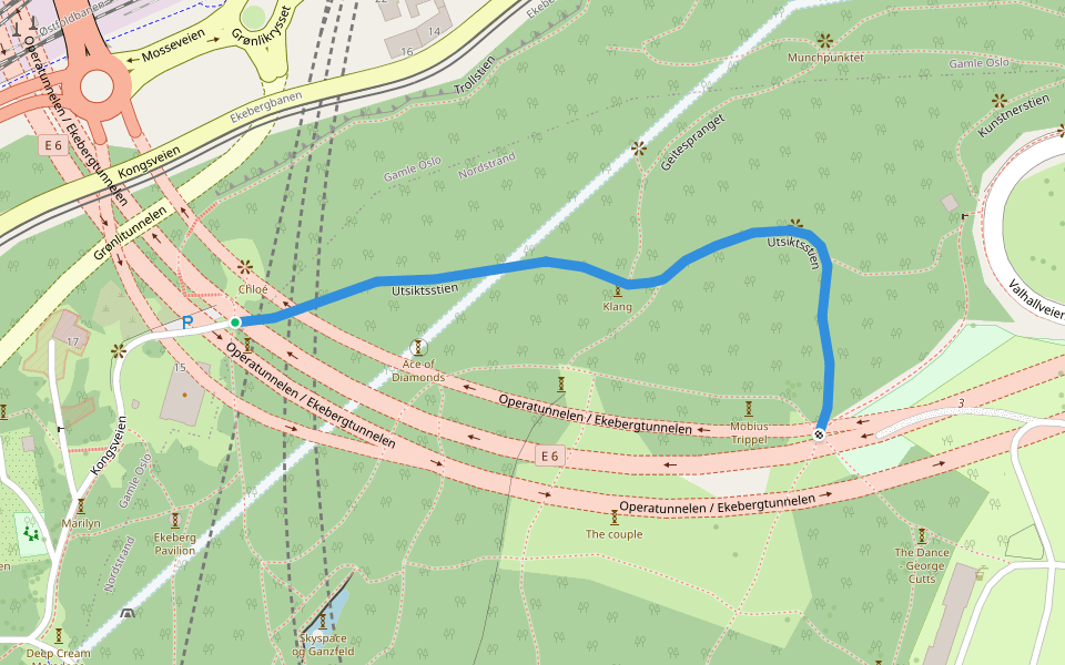 Utsiktsstien in Oslo | Walking Map