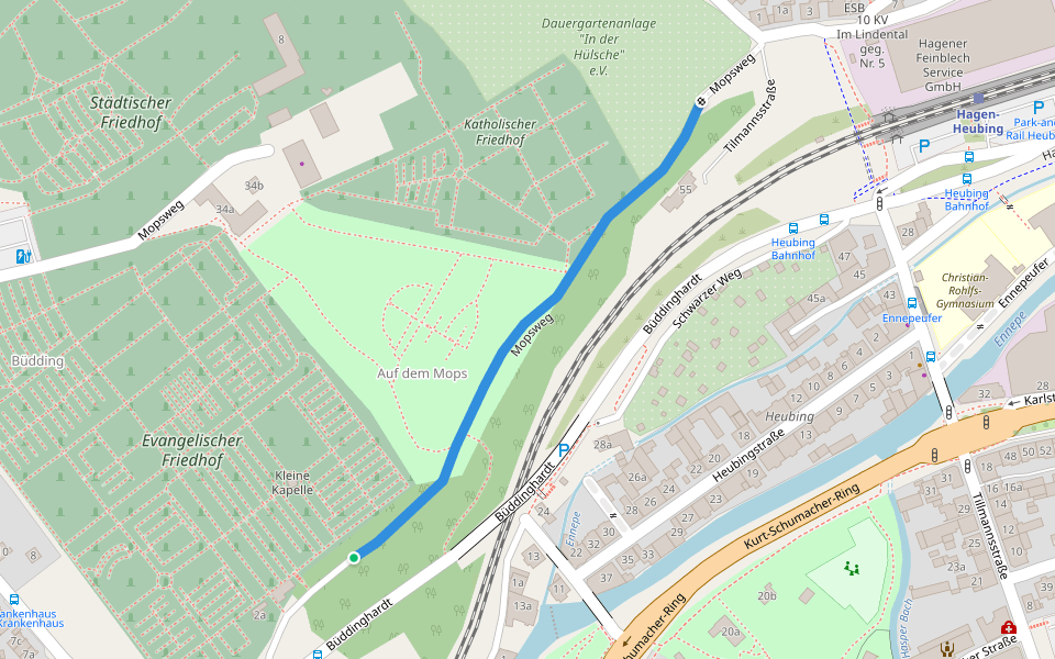 Mopsweg in Nordrhein-Westfalen | Walking Map