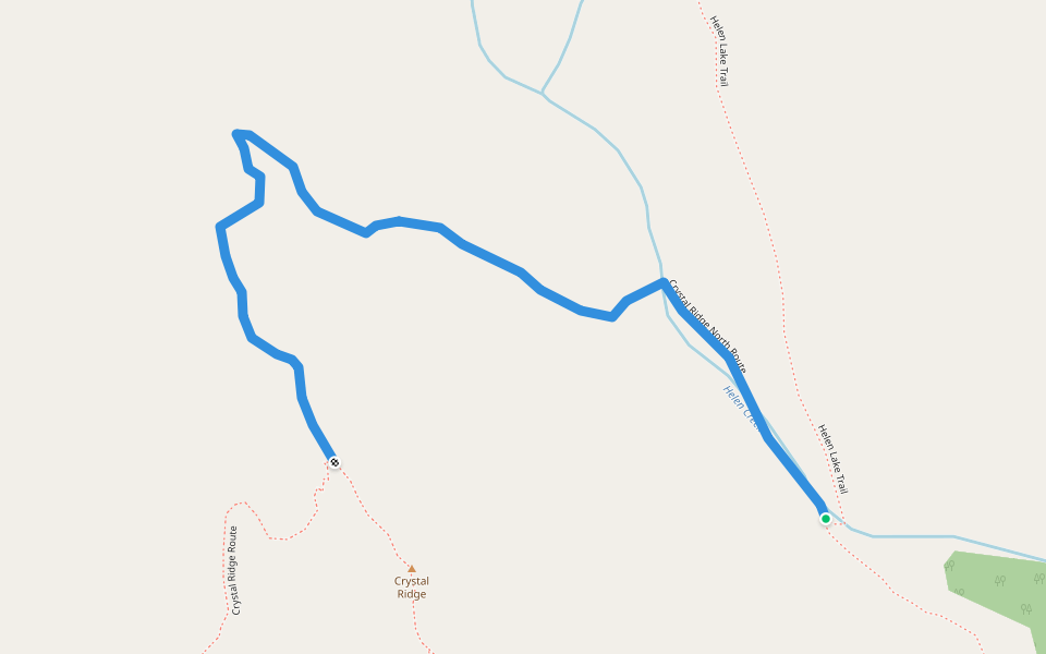 Crystal Ridge North Route Hiking Trail - Alberta | Pacer