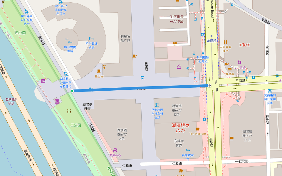 平海路 Walking And Running Trail - Hang Zhou Shi, Zhe Jiang Sheng | Pacer