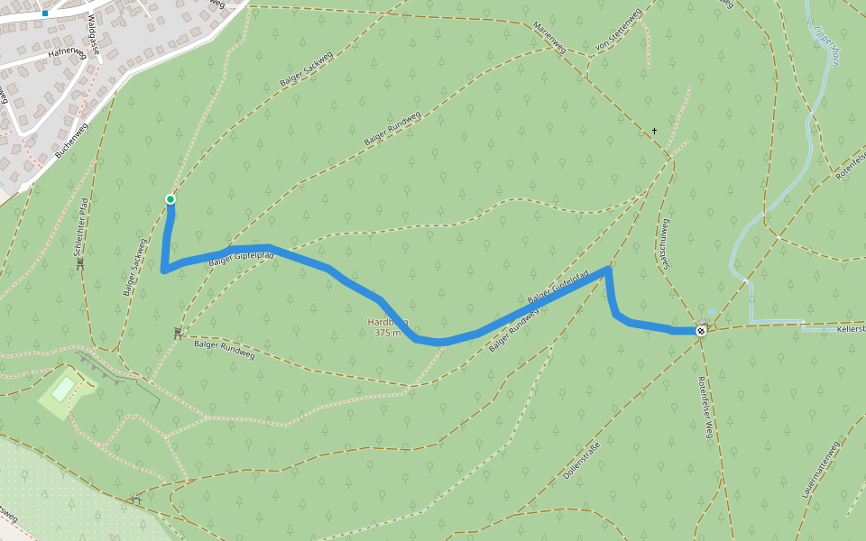 Balger Gipfelpfad in Baden-Württemberg | Walking Map