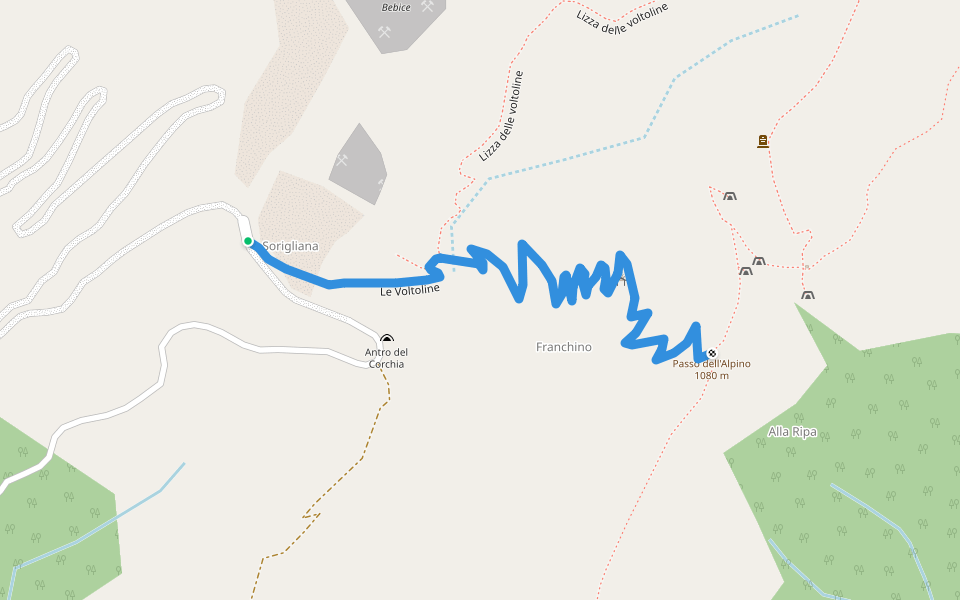 Le Voltoline | Walking Map
