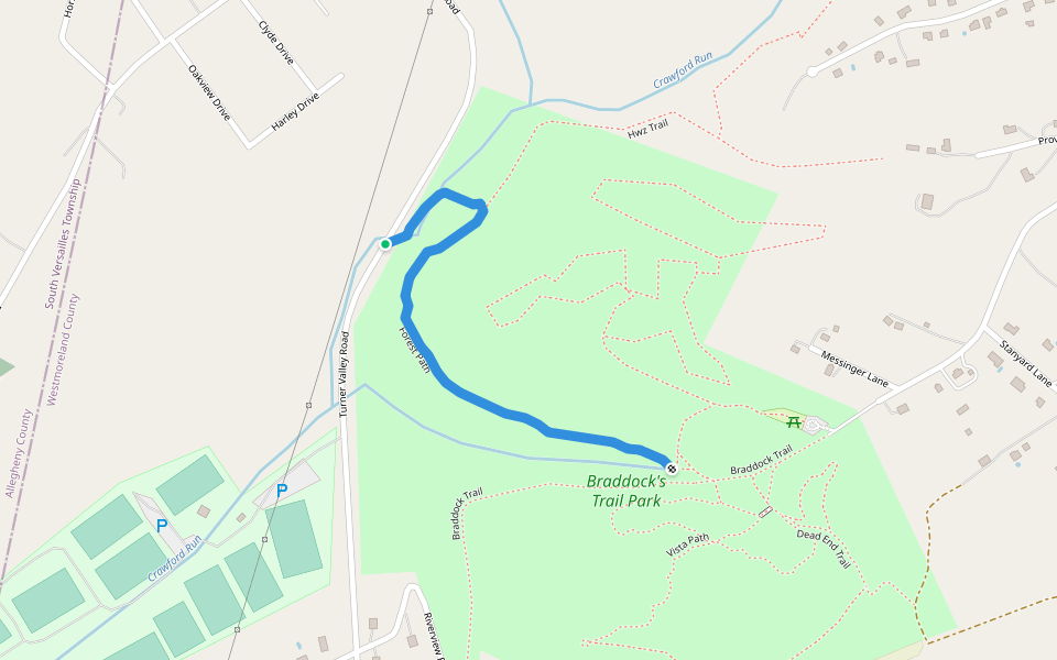 Forest Path Walking And Running Trail - Irwin, Pennsylvania | Pacer