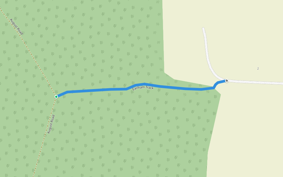 Earlham Track in Canterbury | Walking Map