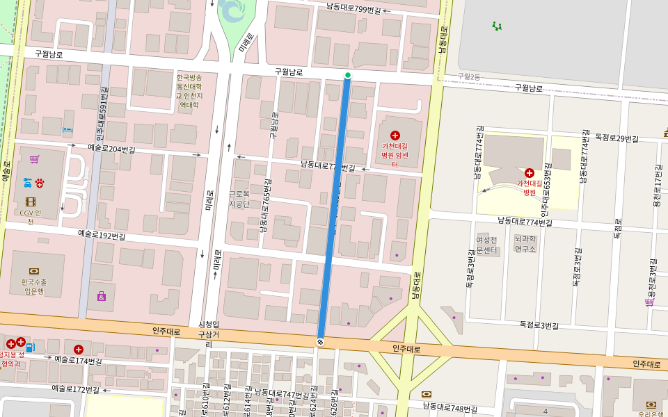 Inju-daero 623beon-gil Walking And Running Trail - Incheon | Pacer