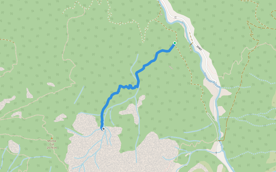 Col waterfalls | Walking Map