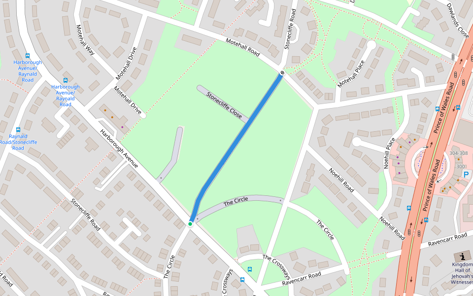 Stonecliffe Road Walking and Running - Sheffield, England | Pacer