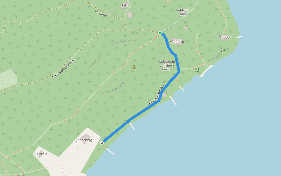 Ansan kalliopolku in Uusimaa | Walking Map