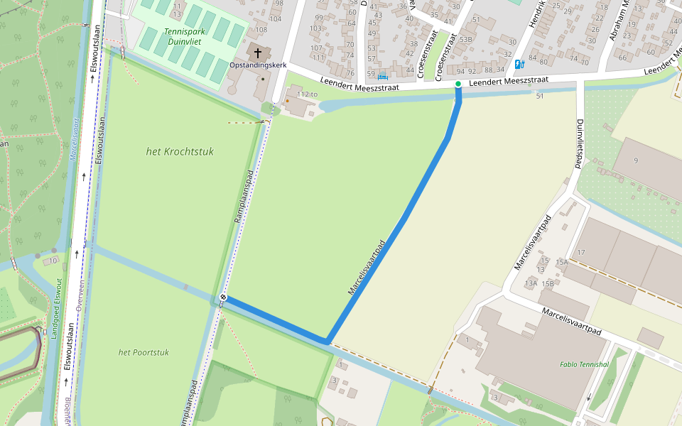 Marcelisvaartpad Walking And Running Trail - Haarlem, Noord-Holland | Pacer