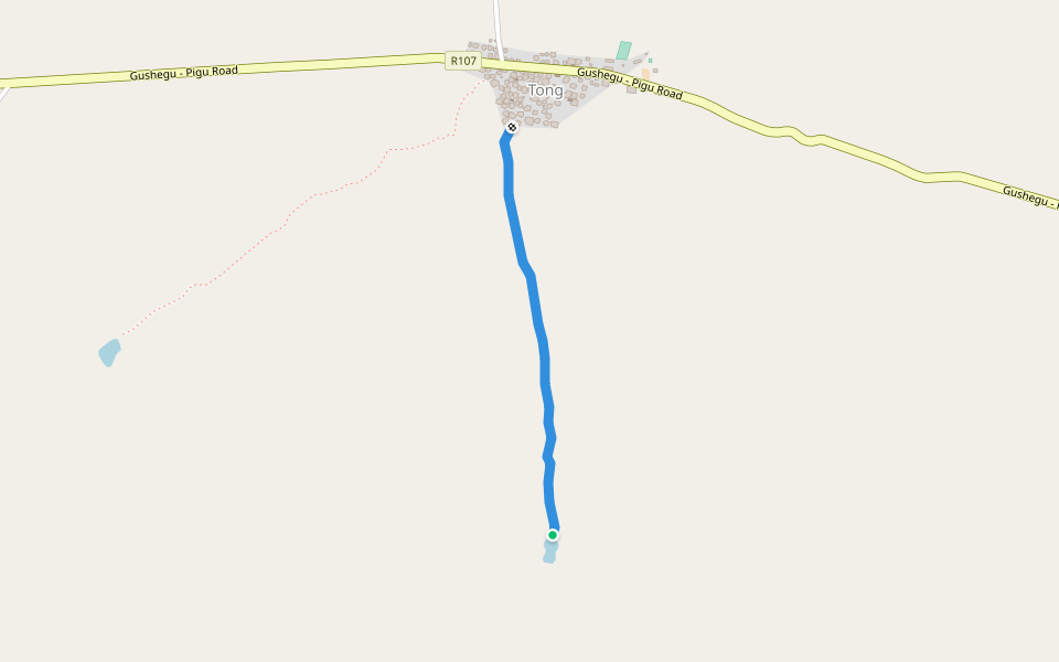 Tong Dam in Northern Region | Walking Map