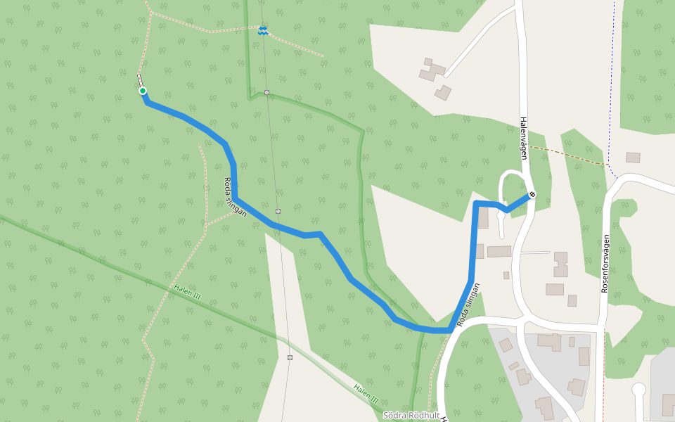 Röda slingan | Walking Map
