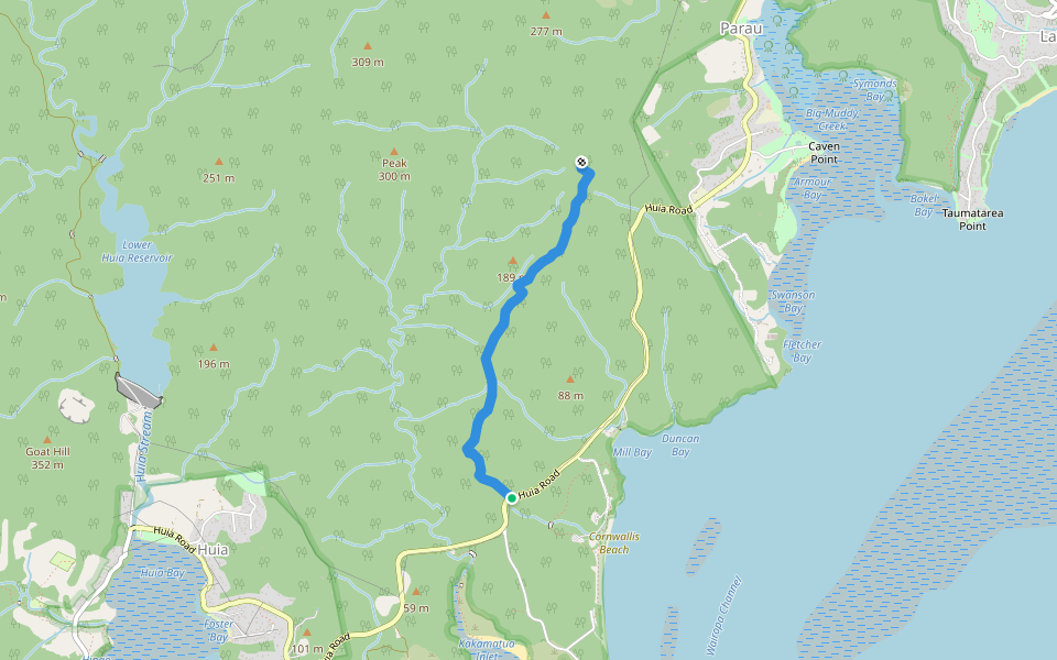Panto Track in Auckland | Walking Map