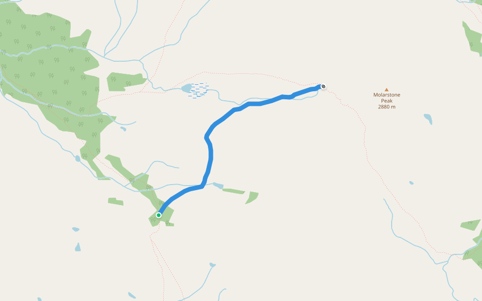 Molar Pass South to North Route Hiking Trail - Alberta | Pacer