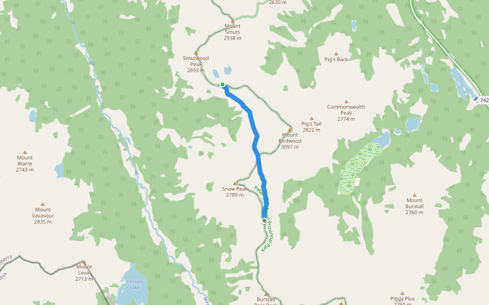 Birdwood Pass Route Hiking Trail - Elkford, Alberta | Pacer