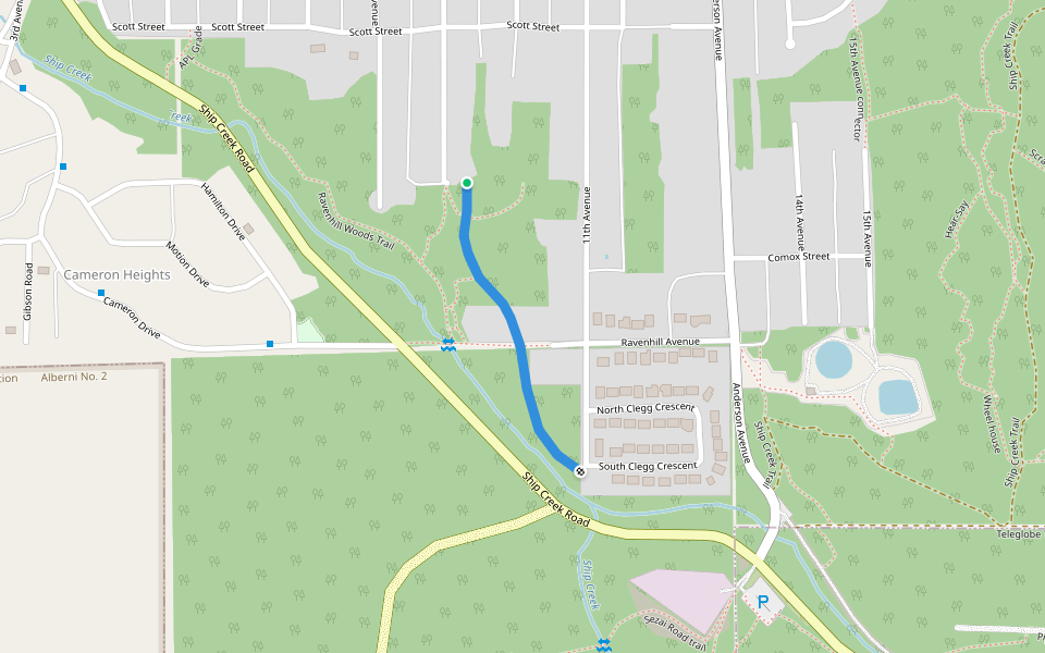 APL Grade China Creek Mainline in British Columbia | Walking Map