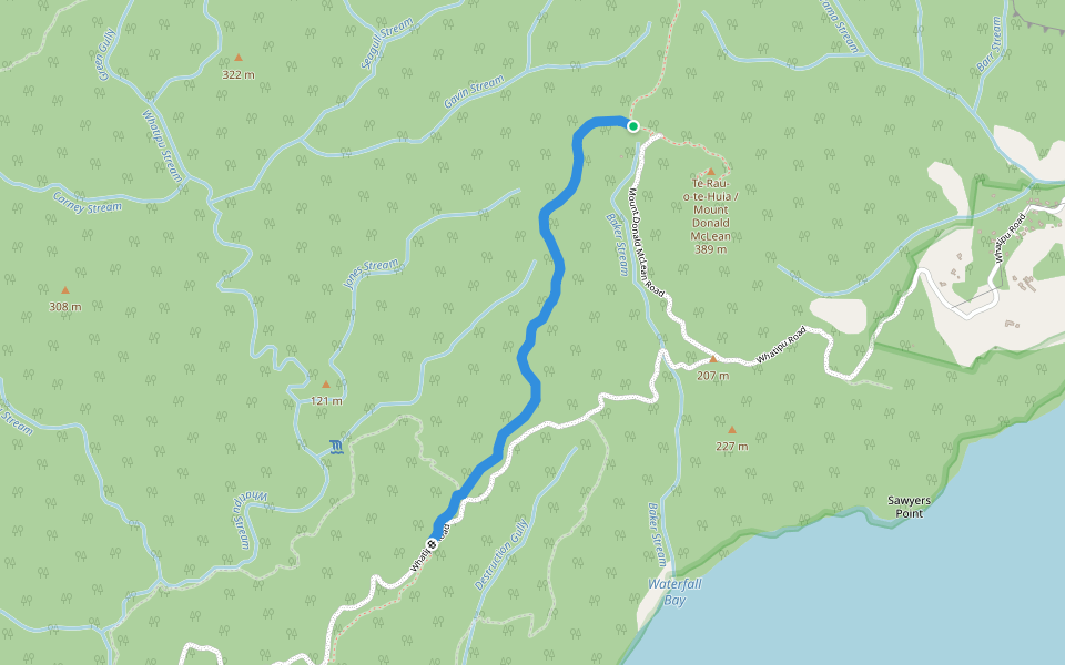 Puriri Ridge Track in Auckland | Walking Map