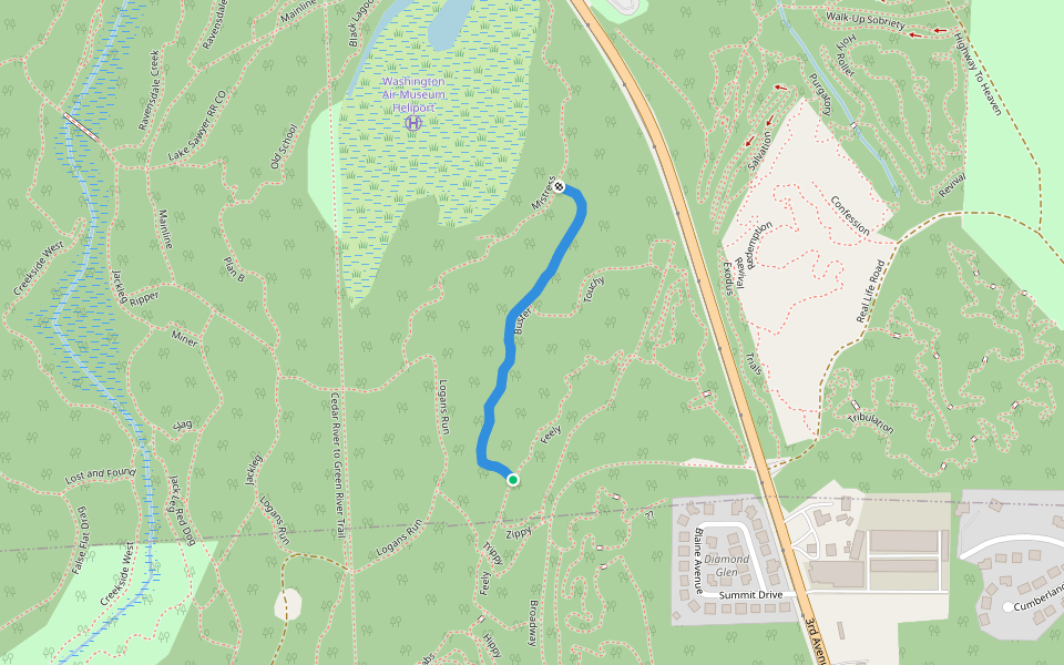 Buster in Washington | Walking Map