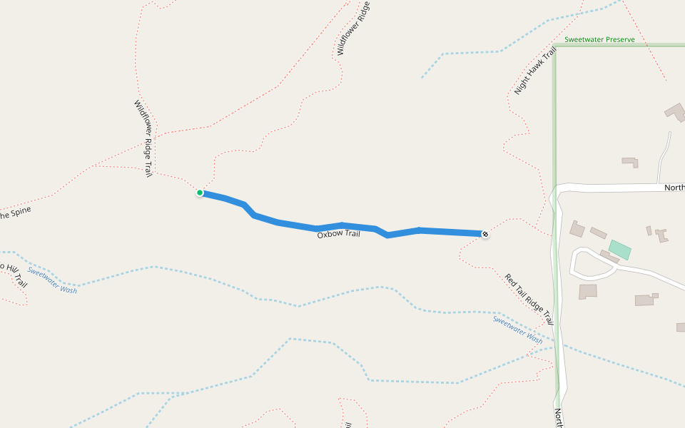 Oxbow Trail in Arizona | Walking Map