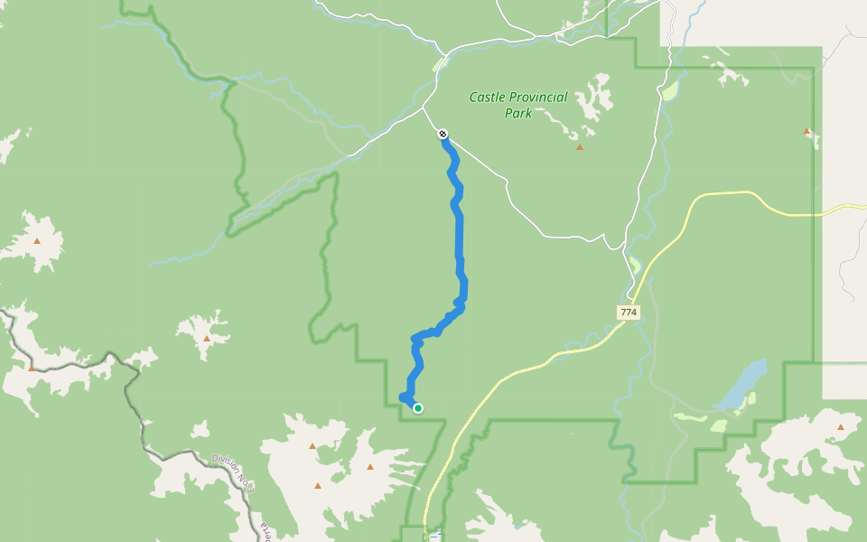 Castle Mtn to Lynx Creek Trail Hiking - Alberta | Pacer