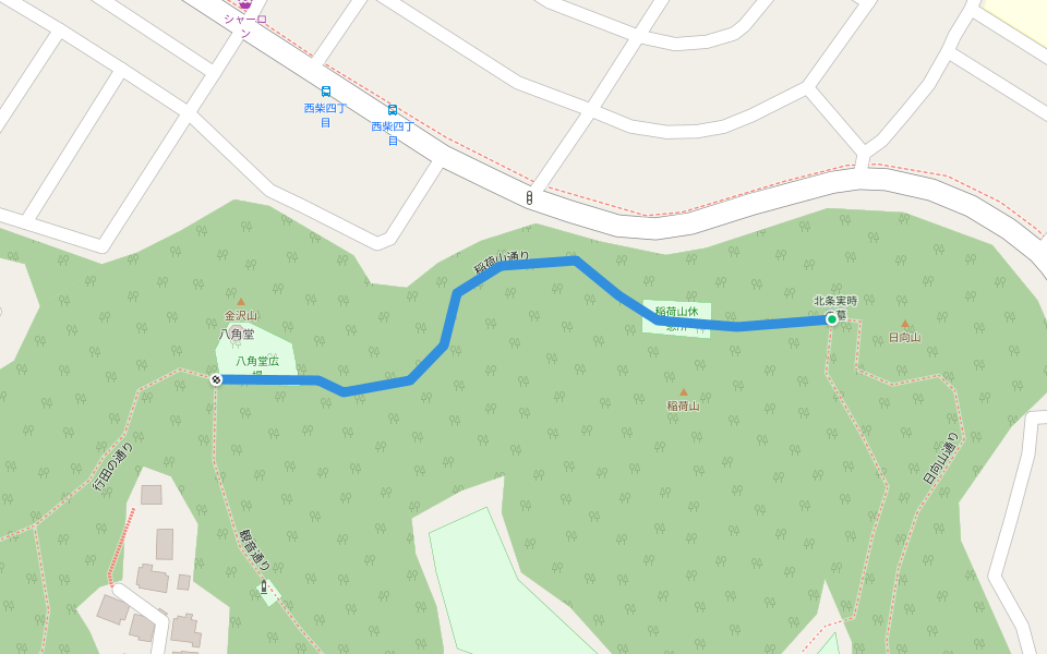 Inariyama Street in Kanagawa | Walking Map