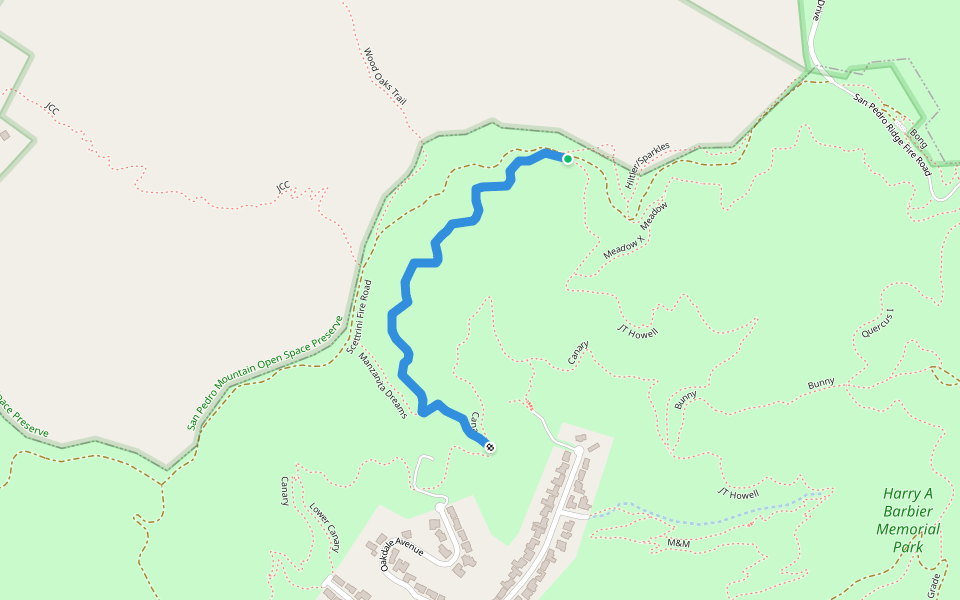 Hummingbird in California | Walking Map