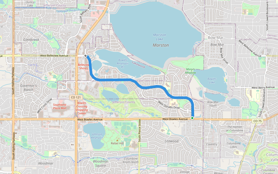 Grant Ranch MUP in Colorado | Walking Map